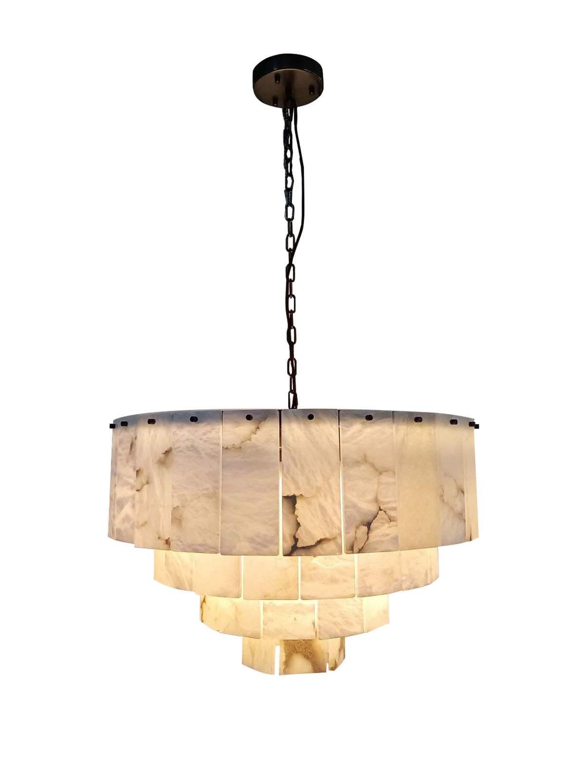 Calabria Chandelier Alabaster
